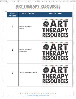 How to Create Art Index Cards for Your Therapy Business