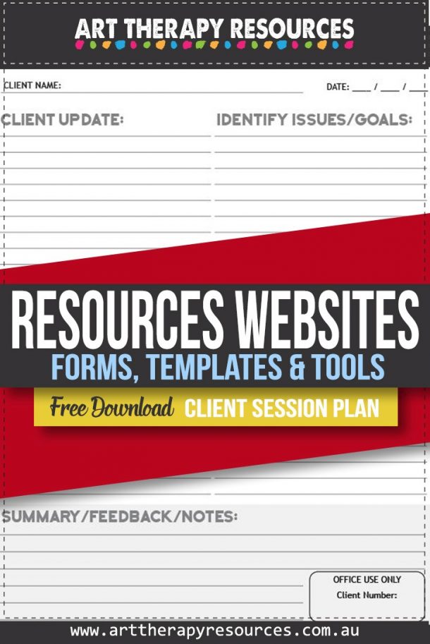 Useful Therapy Resource Websites for Forms, Templates and Tools