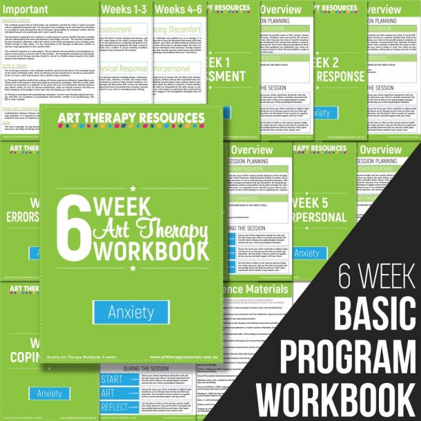 Art Therapy Anxiety Basic Program Workbook